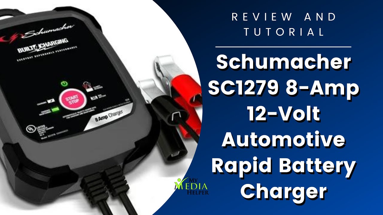 Schumacher SC1279 8A 12V Rapid Charger Quick Overview - YouTube
