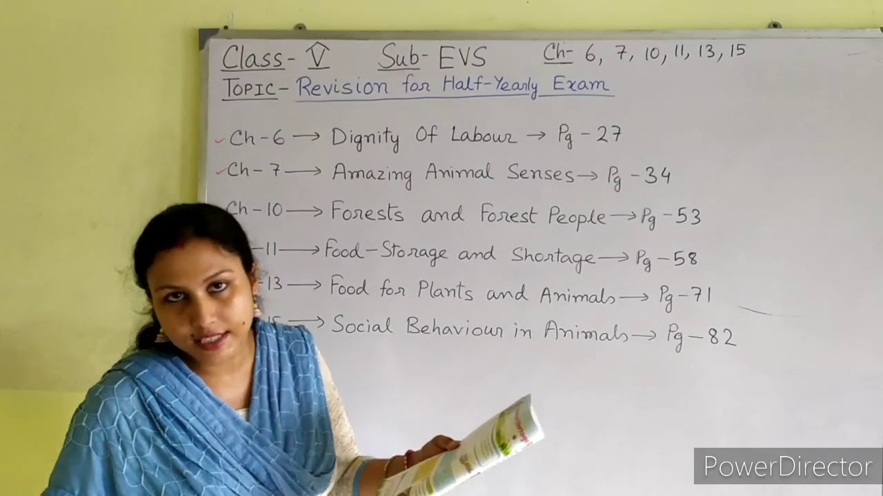 Class 5 EVS Revision For Half-Yearly Exam - YouTube