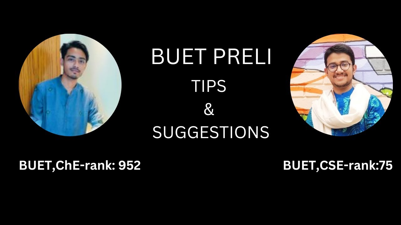 How to prepare for BUET preli MCQ exam - YouTube