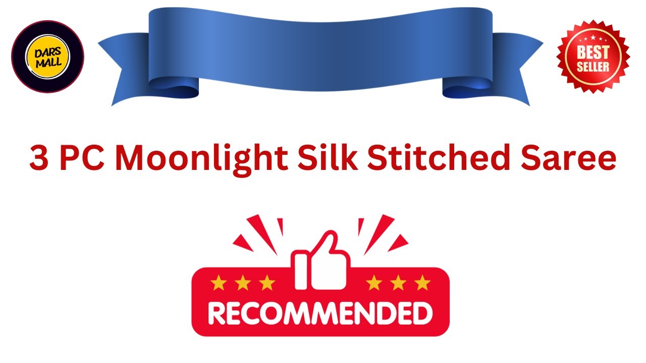 Silk Moonlight Stitched Saree For Princesses | Daraz | Online Shopping ...