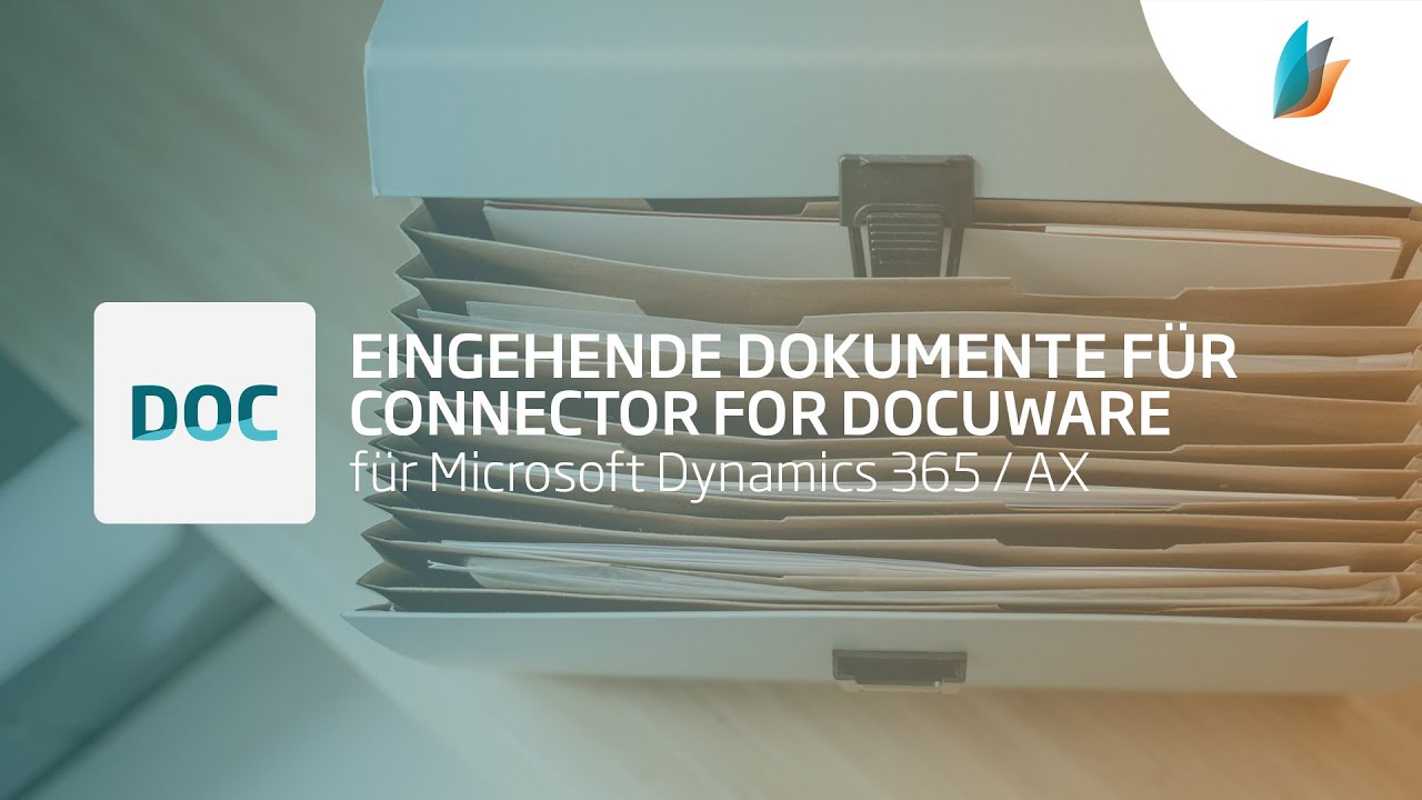 Dynamics 365 / AX Connector for DocuWare - Verarbeitung eingehender Dokumente (Teil 2/3) - YouTube