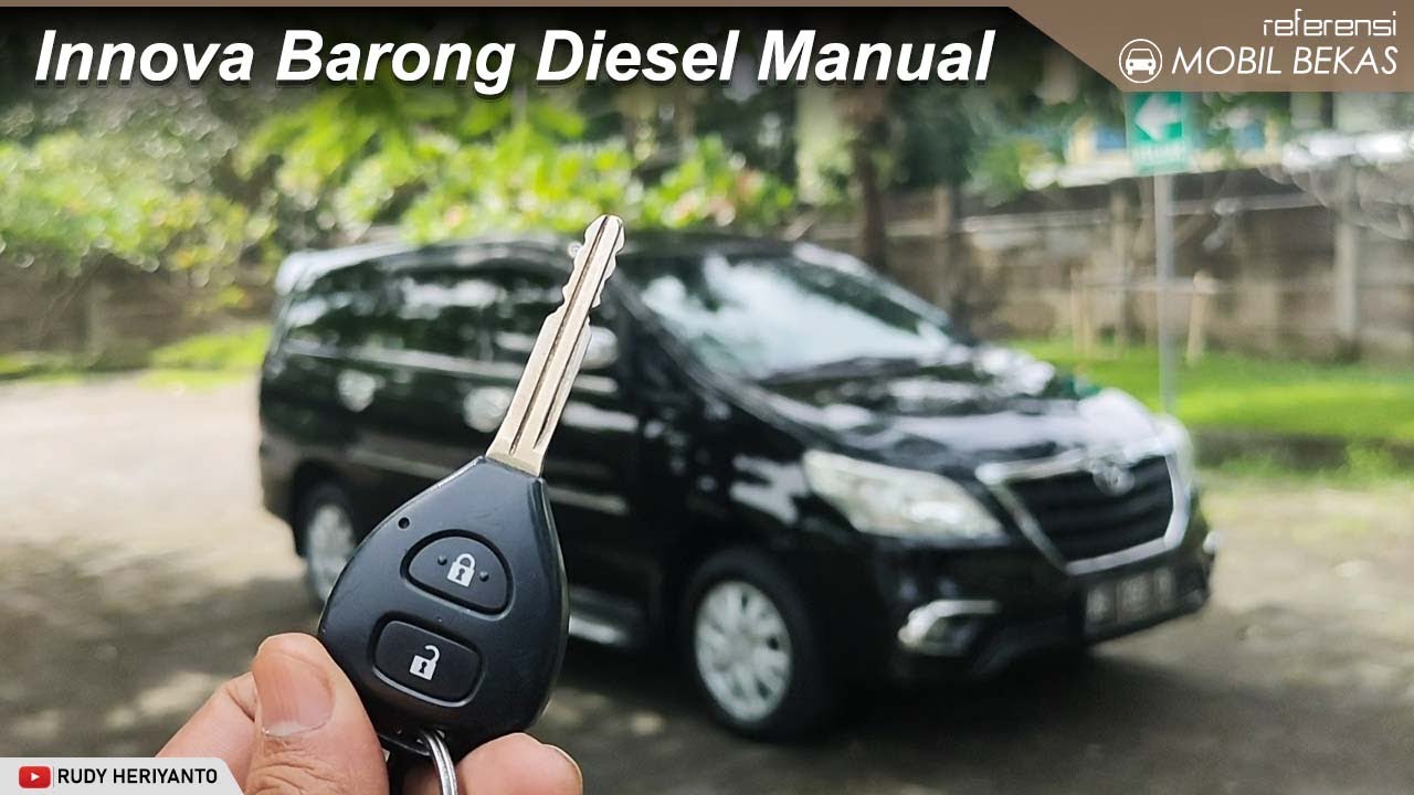 KIJANG INNOVA BARONG G DIESEL MANUAL 2013, Hitam Metalik - TANGAN ...