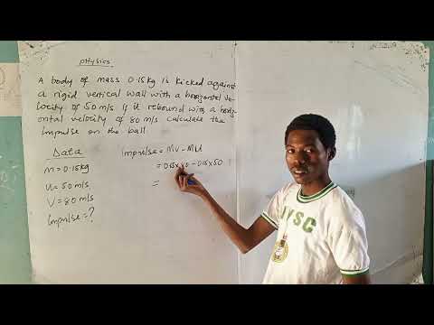 How to calculate common velocity of the two bodies - YouTube