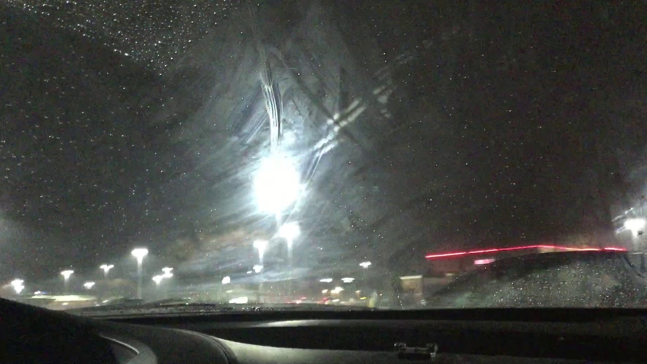 Christmas Lights At A Strip Mall In Frederick, MD - YouTube