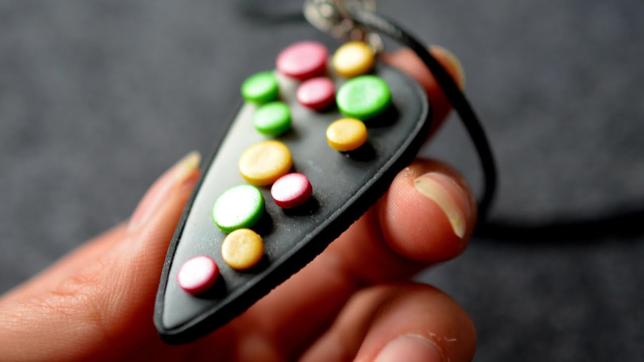 How to make a stunning polymer clay pendant! - YouTube