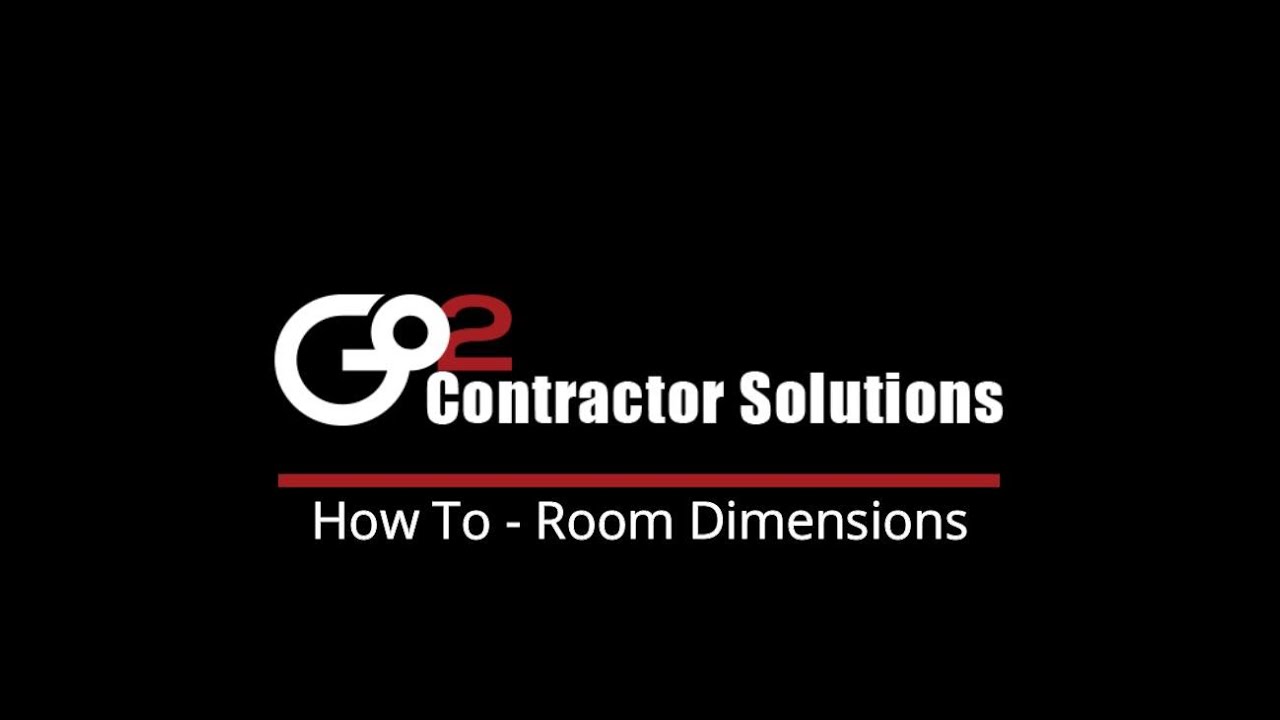 How To Input Room Dimensions On Go2 Contractor Solutions Estimate Tool ...