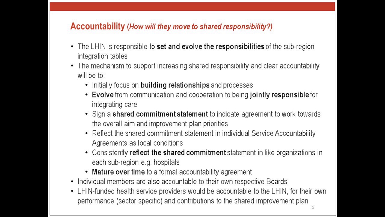 Creating sub-region integration tables in the South West LHIN - YouTube