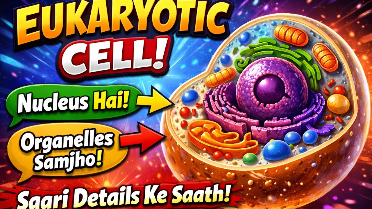 Eukaryotic Cell (Part - 1)🧬 | Structure, Characteristics & Examples 🔬 ...