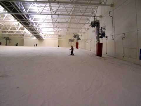 How to ski - Learn to ski basic swing one leg turn lesson 5 - YouTube