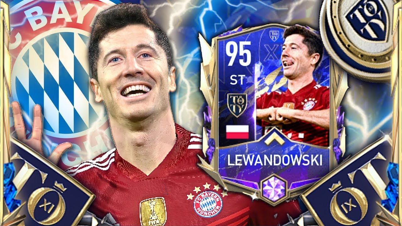 Review Robert Lewandowski TOTY 95 OVR - YouTube
