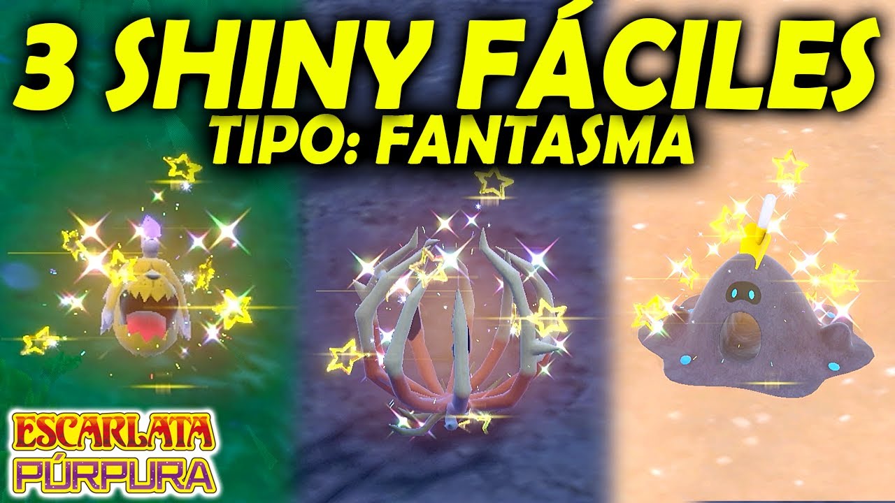 3 SHINY DE TIPO FANTASMA FÁCIL | GREAVARD, BRAMBLIN, SANDYGAST Y MÁS ...