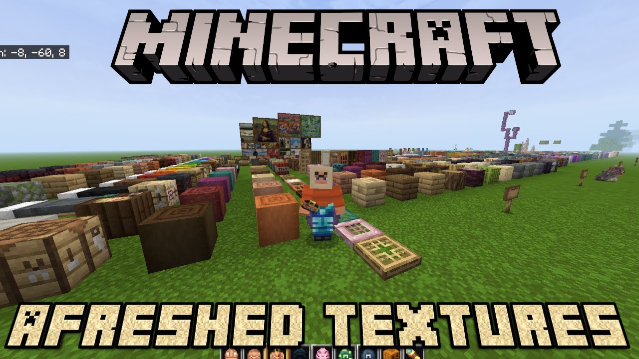Afreshed Textures & Animations texture pack review in Minecraft - YouTube
