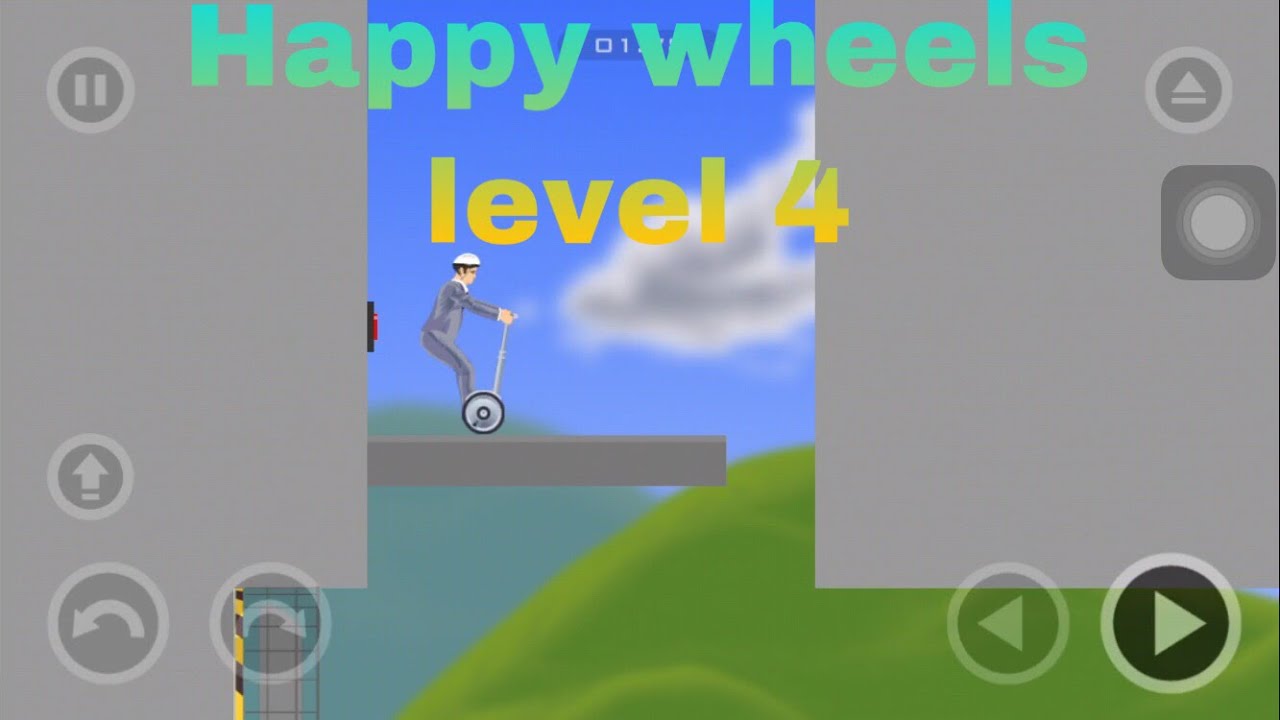 Happy wheels level 4 - YouTube
