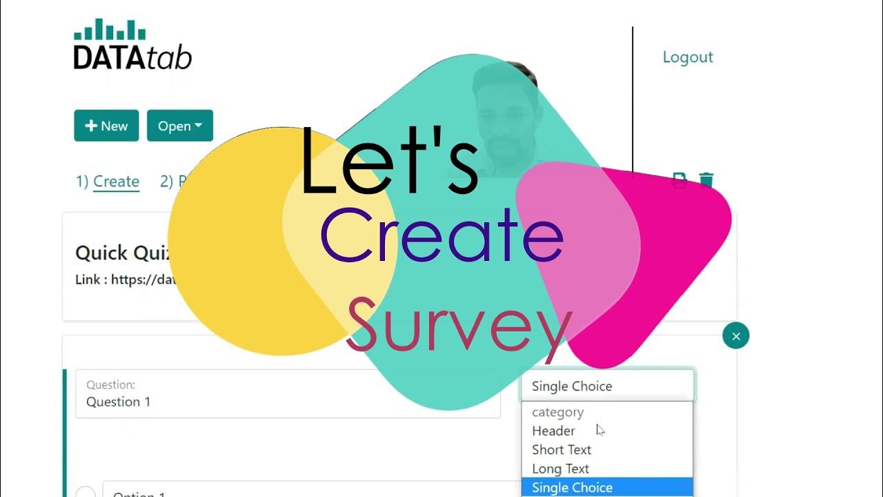 How to create Online Survey | DATAtab survey Tutorial Video| Step by ...