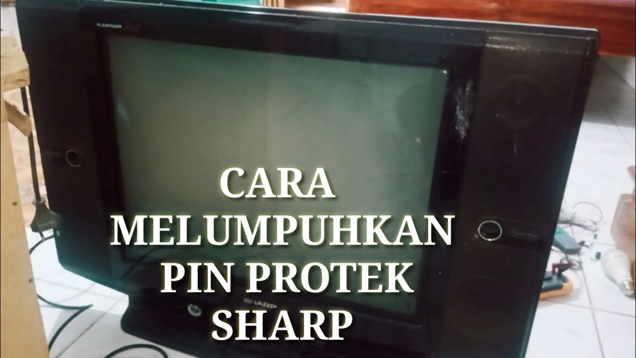 TV sharp 29 in protek....ini solusinya melumpuhkan protek. - YouTube