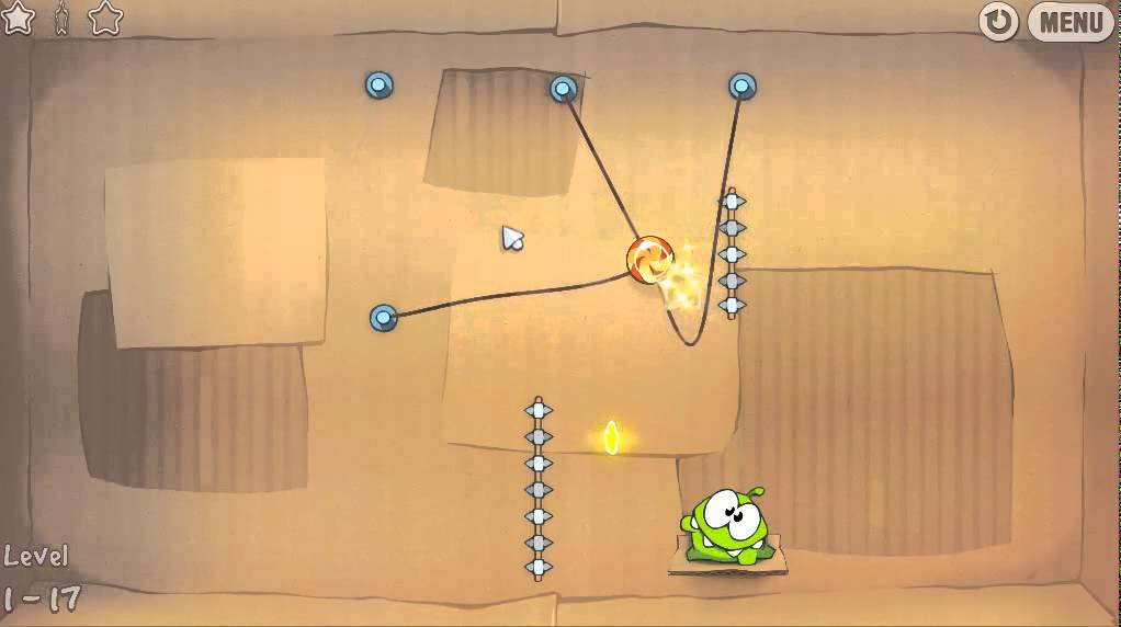 Cut the Rope Cardboard Box 1-17 - YouTube