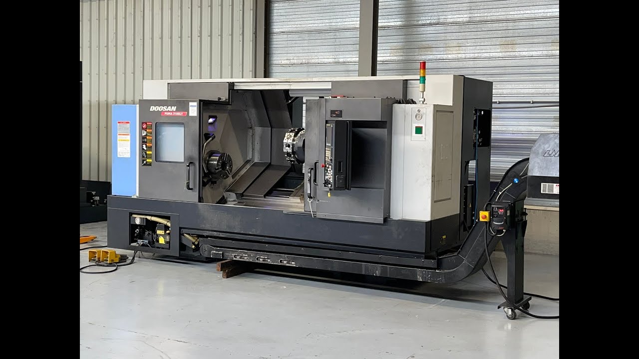 DOOSAN PUMA 3100 LY CNC lathe drehmaschine FANUC MACH4METAL 6809 1-2 ...