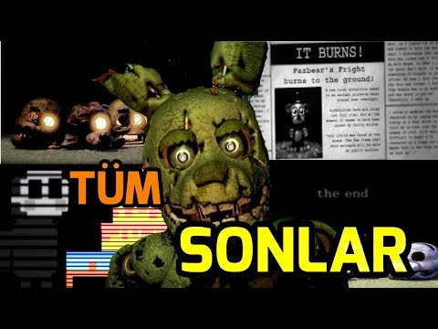 FNaF 3 Tüm Sonlar Nasıl Yapılır?
