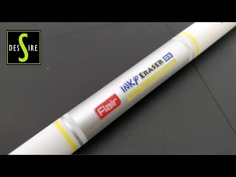 Flair INKY Fountain Pen Eraser DX - YouTube