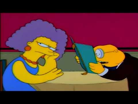 Selma sale con Hans Topo | Los Simpson - YouTube