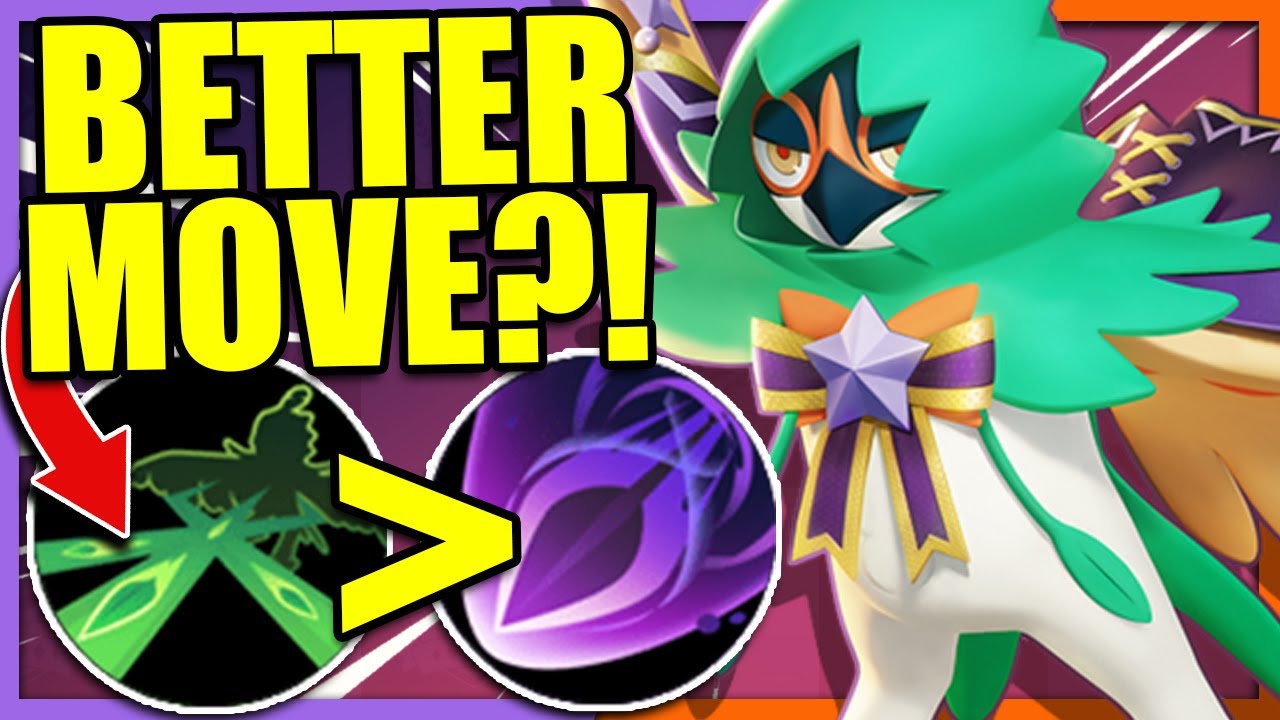 Hyper Carry Decidueye did I underestimate Razor Leaf?! | Pokemon Unite ...