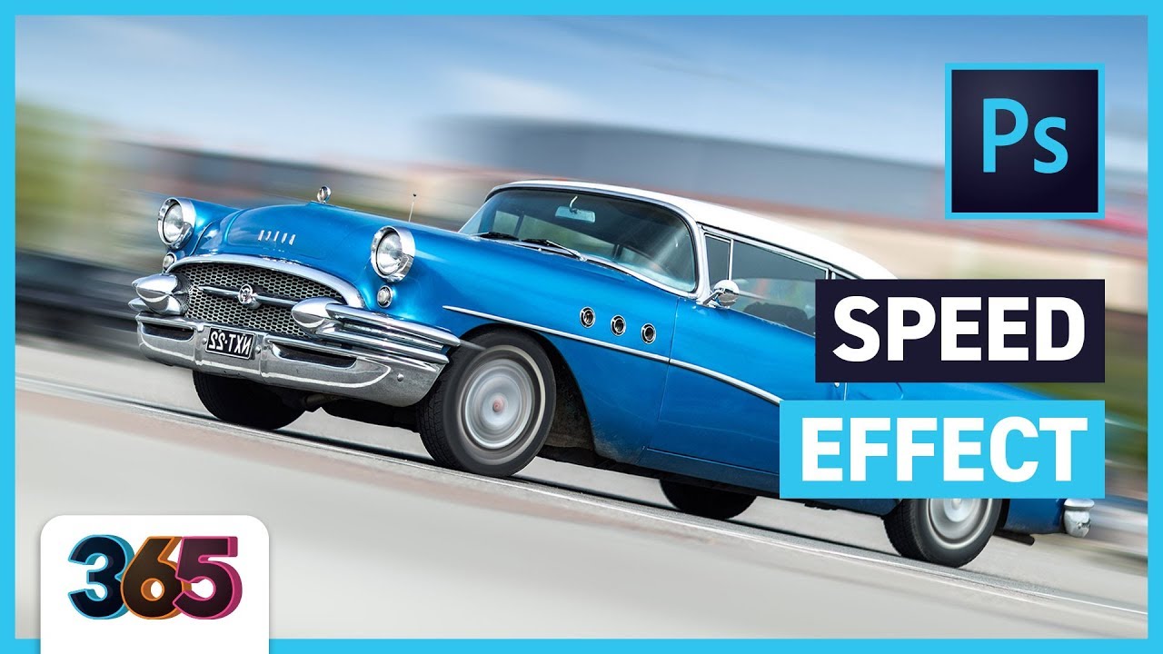 Speed Effect | Photoshop CC Tutorial #193/365 - YouTube