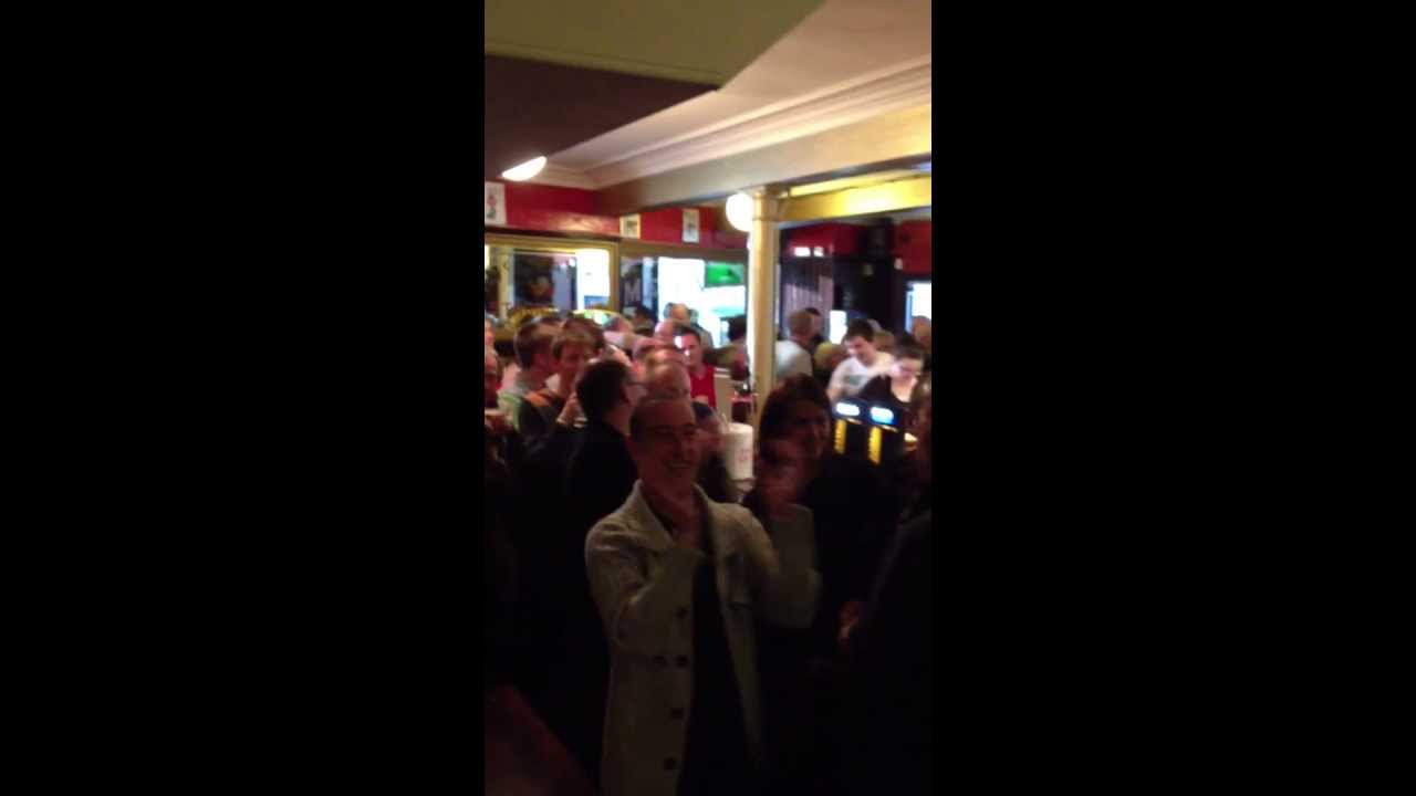 Eric Black scores Aberdeen's first v Real Madrid, Pittodrie Bar, 11/05 ...