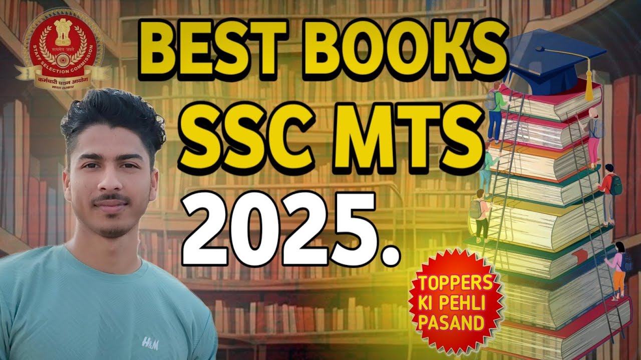 SSC MTS 2025 Book List | Best Books for GK, English, Statik | SSC MTS ...