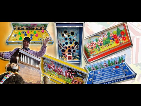 Mini Kermis - Oud Hollandse spellen met draaiorgelmuziek - YouTube
