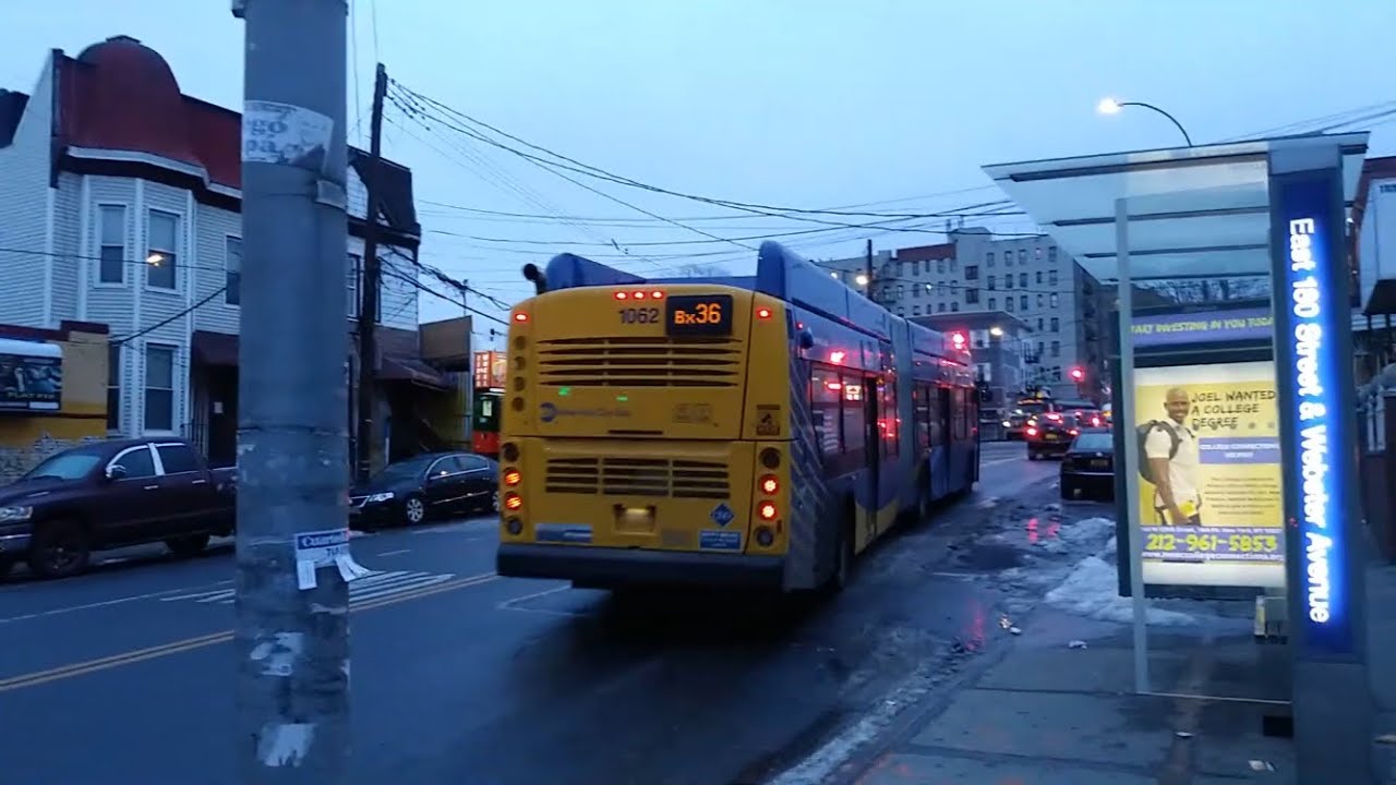 MTA: On Board 2018 New Flyer Xcelsior Articulated XN60 [1062] Bx36 Bus ...