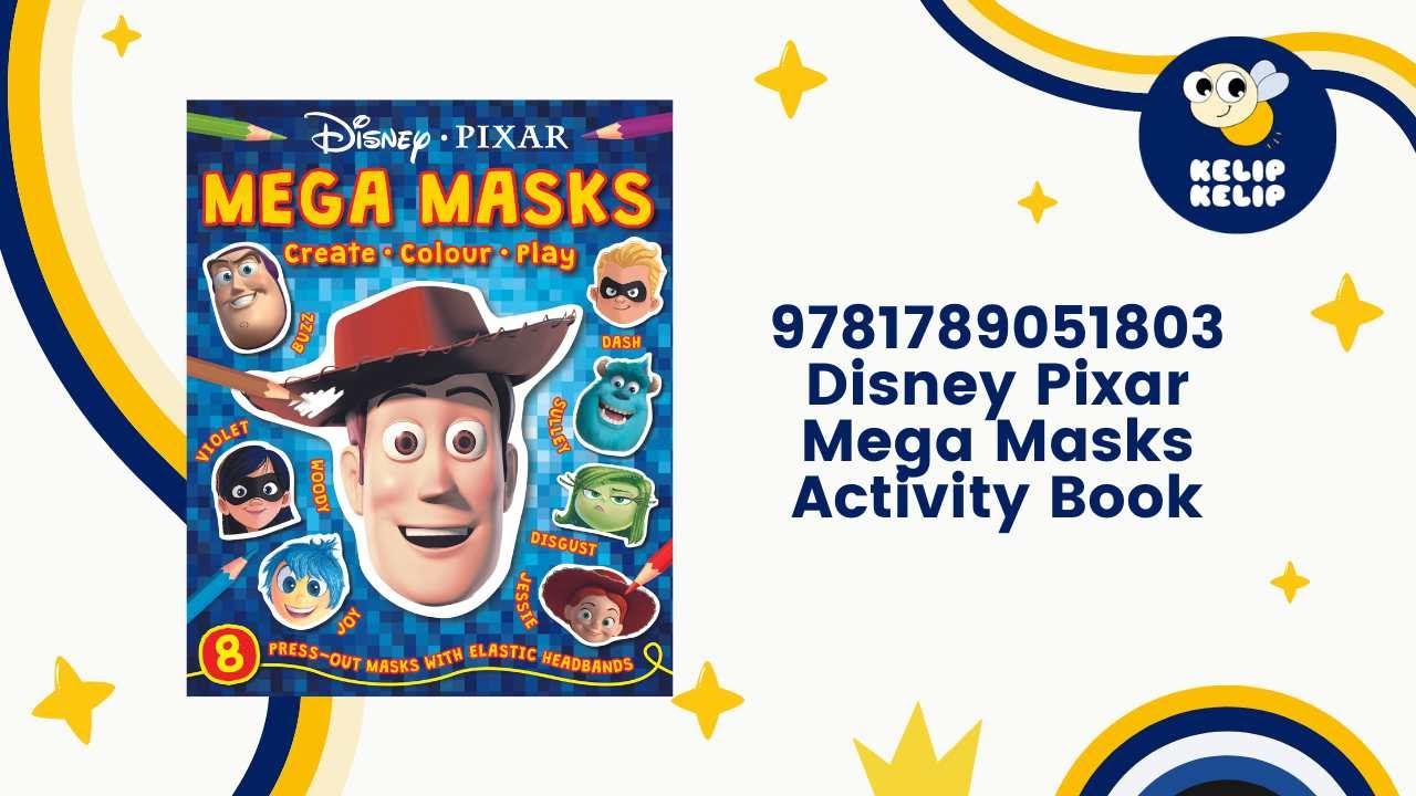 9781789051803 Disney Pixar Mega Masks Activity Book - YouTube