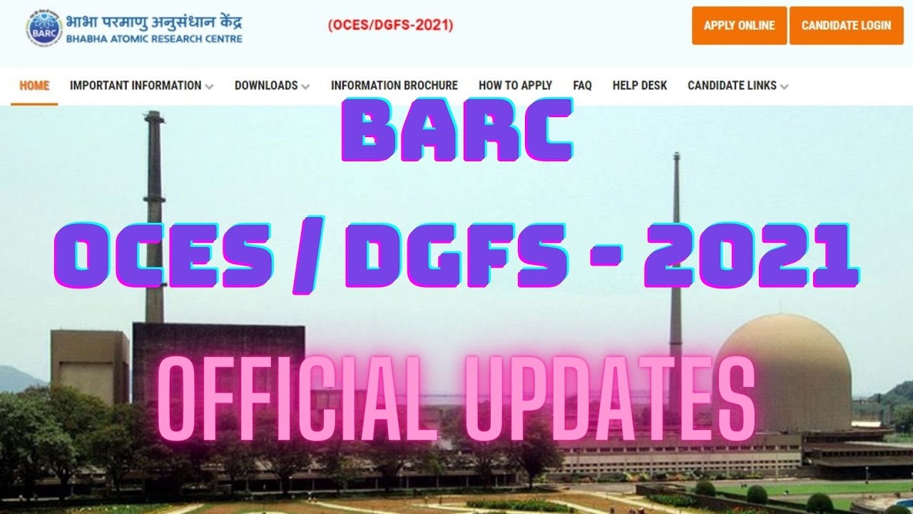 BARC OCES/DGFS 2021 | BARC without gate | BARC with gate | BARC exam ...