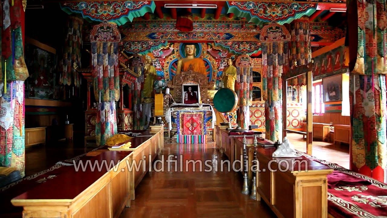 Beautiful and peaceful interiors of Spituk Monastery in Ladakh - YouTube