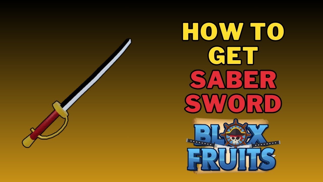 how to get saber in bloxfruit - tutorial - YouTube