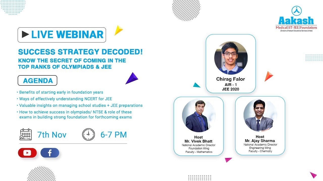 Decoding Success Strategy of JEE 2020 Topper Chirag Falor (AIR- 1) in ...