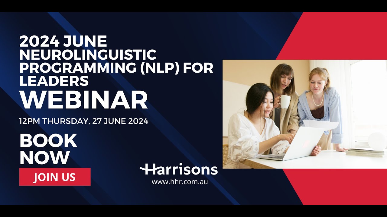Harrisons Webinar - Neurolinguistic Programming (NLP) for Leaders - YouTube