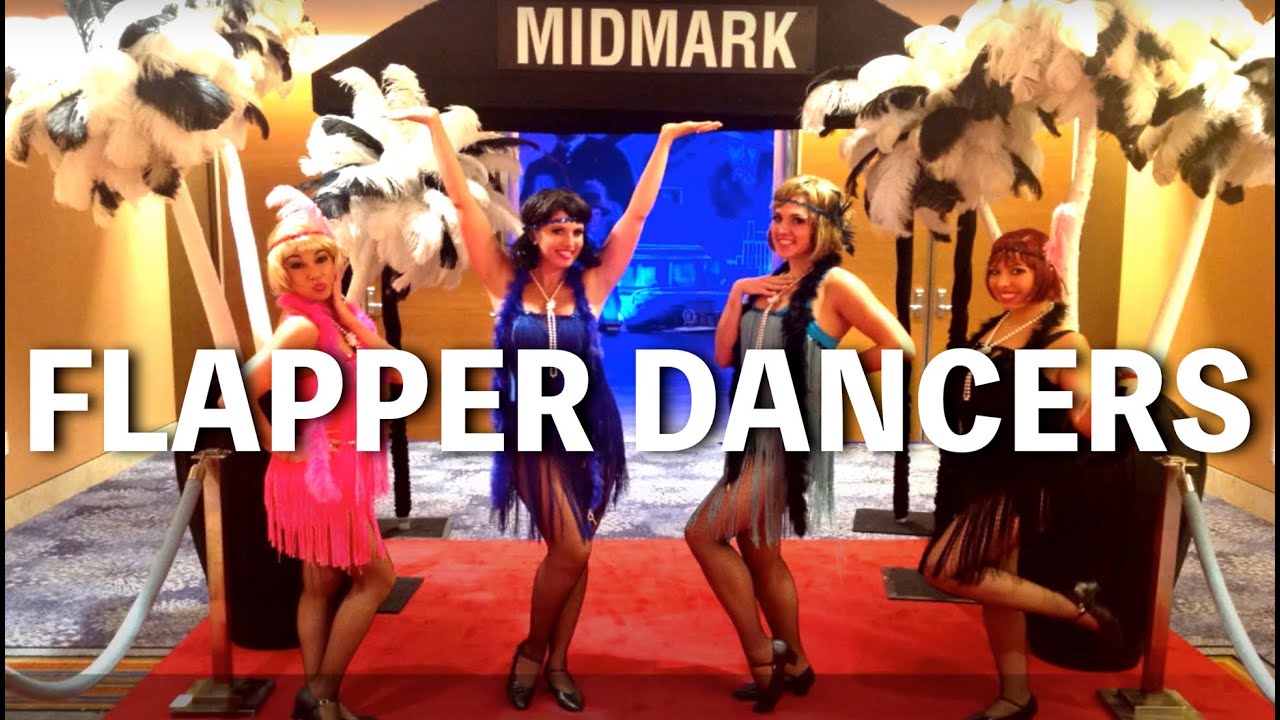 Roaring 20's, Flapper Girls, Corporate Entertainment - YouTube
