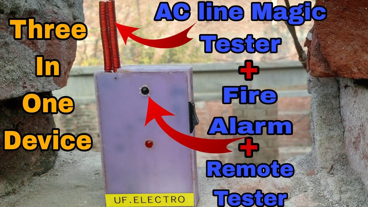 DIY 3 in 1 Device(Magic Tester+Fire Sensor+Remote tester)|You must have ...