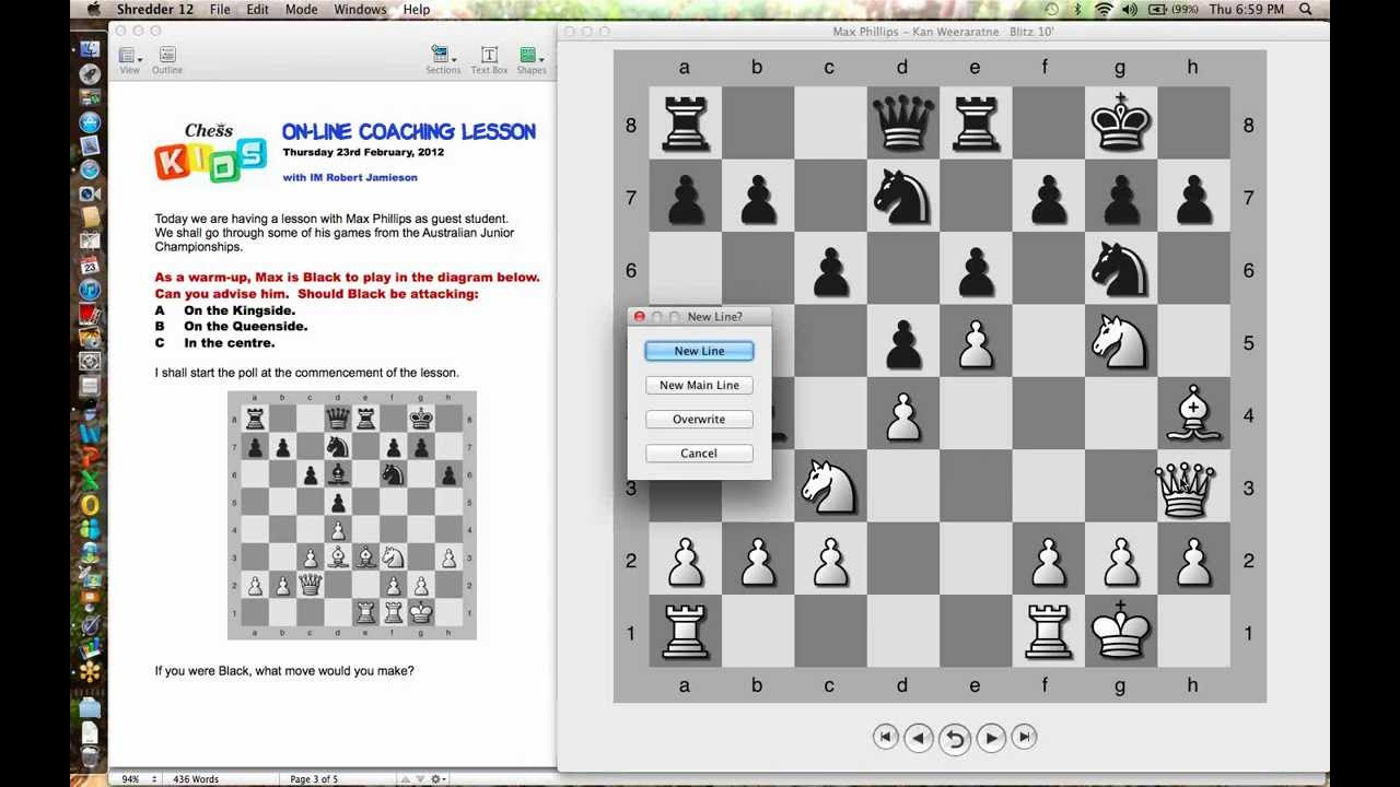 Chess Kids Training Squad - Max Phillips (2012-02-23) - YouTube