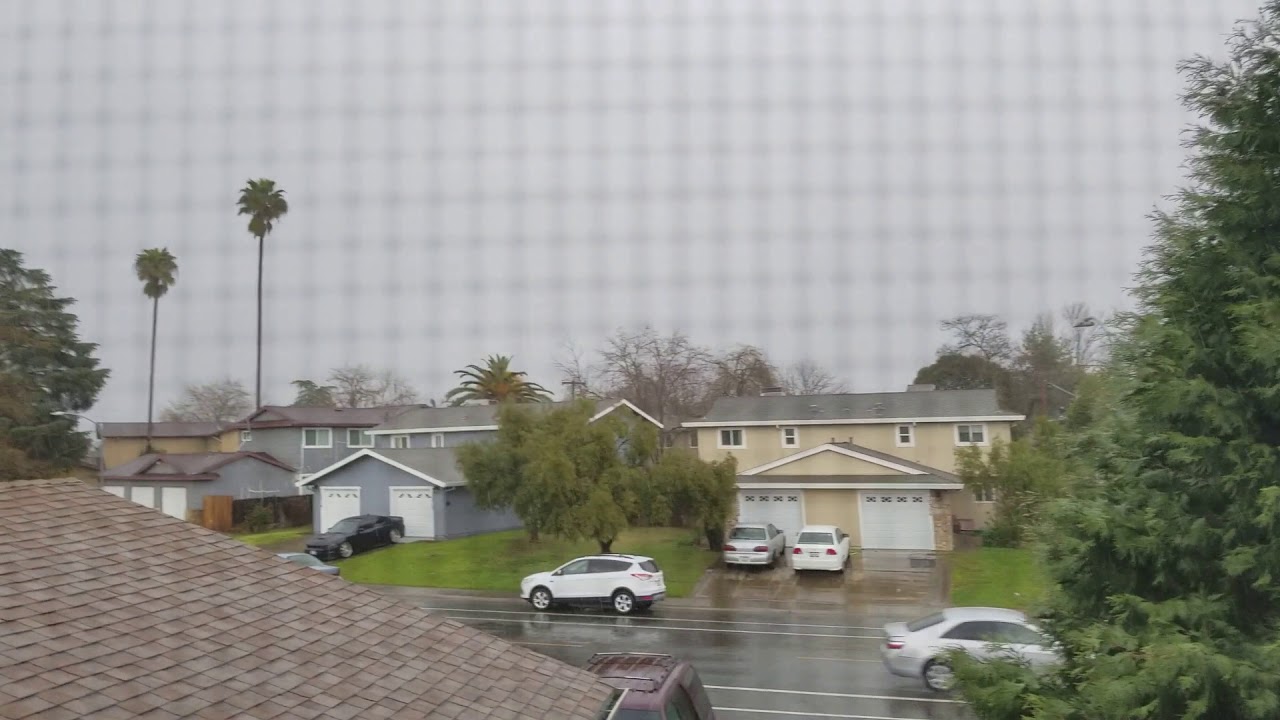 Moderate Rain Shower 1:31pm March 2, 2018 - YouTube