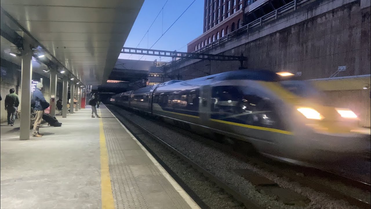 Eurostar Class 374 Passing Stratford International At High Speed - YouTube