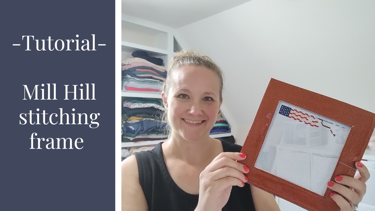 A tutorial! A magnetic stitching frame for perforated paper. Great for ...