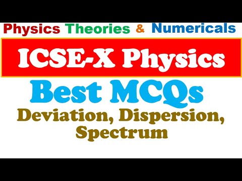 Deviation, Dispersion, Spectrum - ICSE X Physics - YouTube