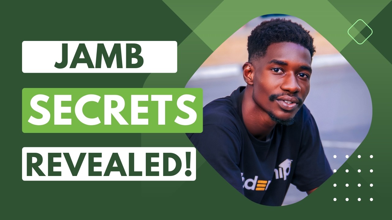 If I Had to Write JAMB Again: 4 Lessons from Writing JAMB 5 Times - YouTube