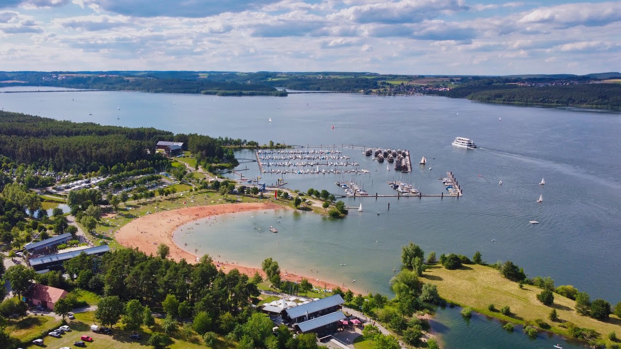 Brombachsee von Oben 2020 | Ramsberg | Fränkisches Seenland - YouTube