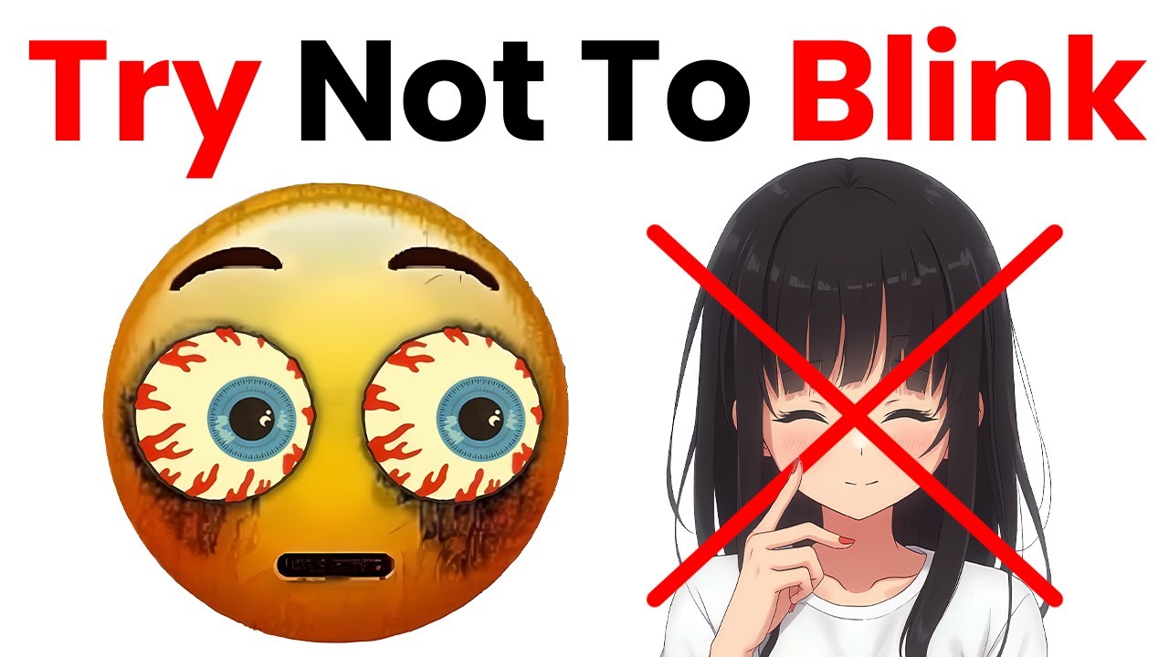 Try Not To Blink while watching this video! - YouTube