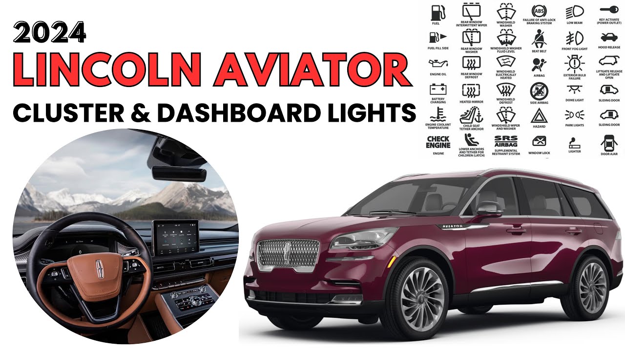 2024 Lincoln Aviator Cluster Display & Dashboard Warning Lights Guide ...