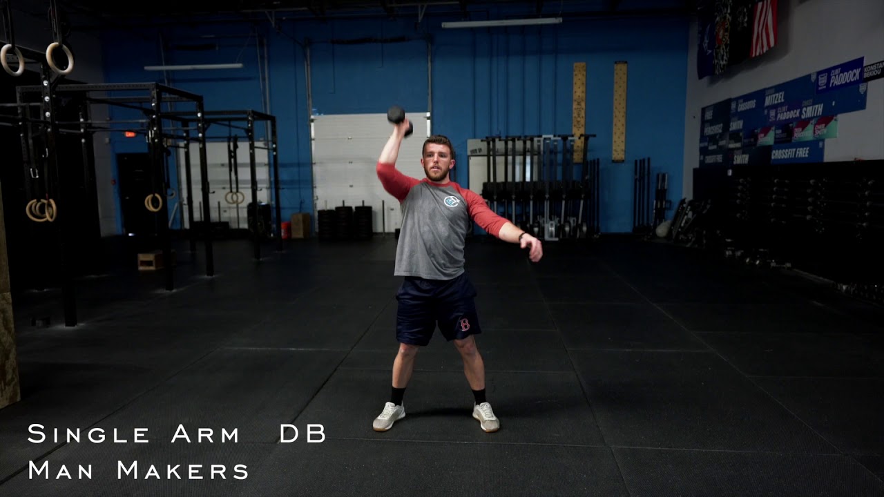 Single Arm DB man maker - YouTube
