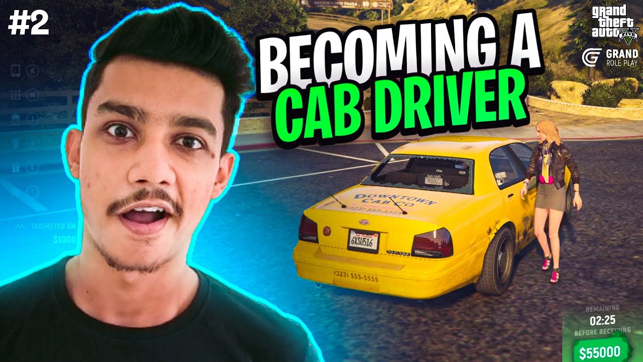 Becoming a Cab Driver in GTA 5 RP #2 - YouTube