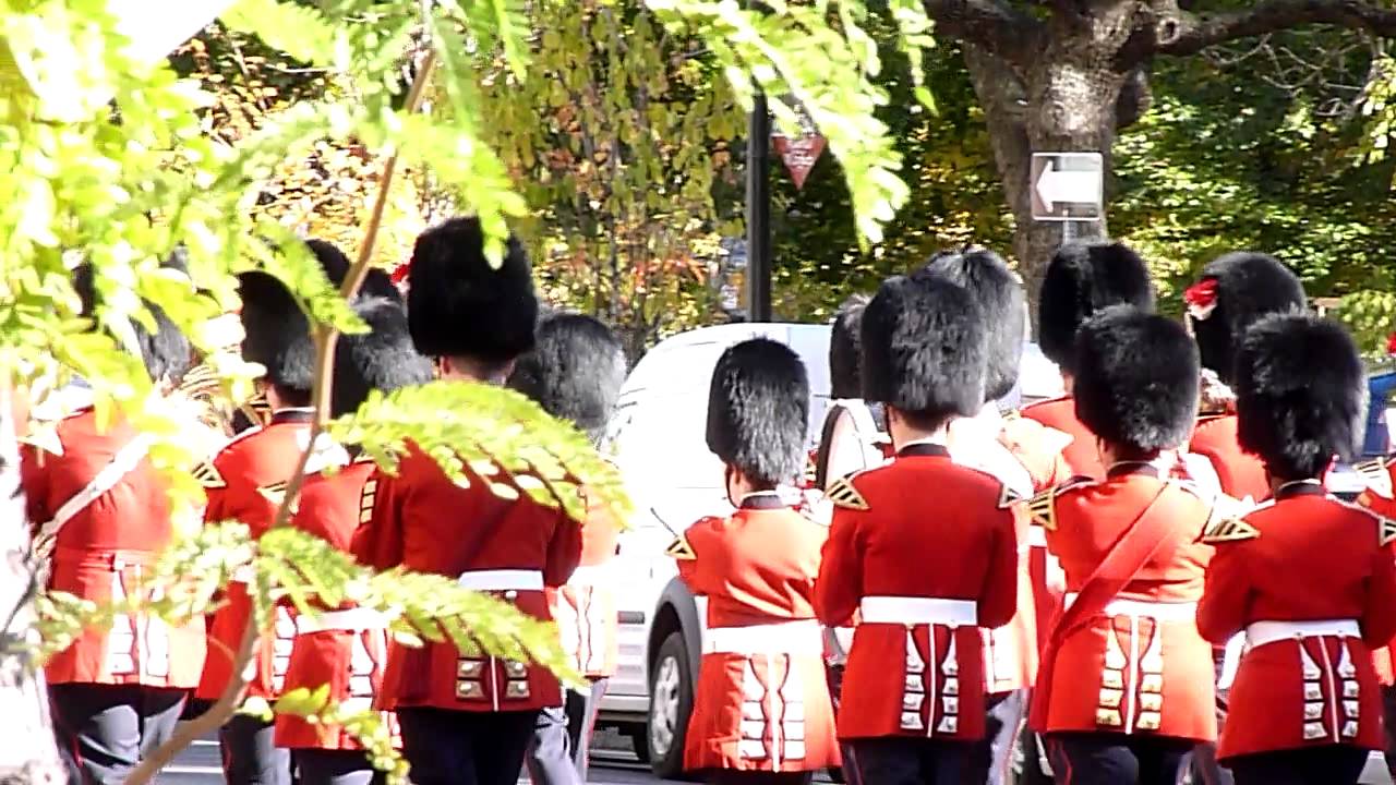 Red Coats Parade in Toronto - YouTube